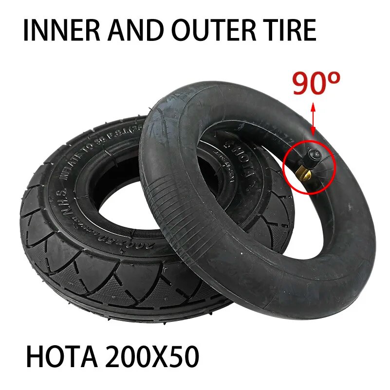 Детали колес для багги Razor E100, E200, EPunk и Dune, 8-дюймовый электрический tube and tyre 90D