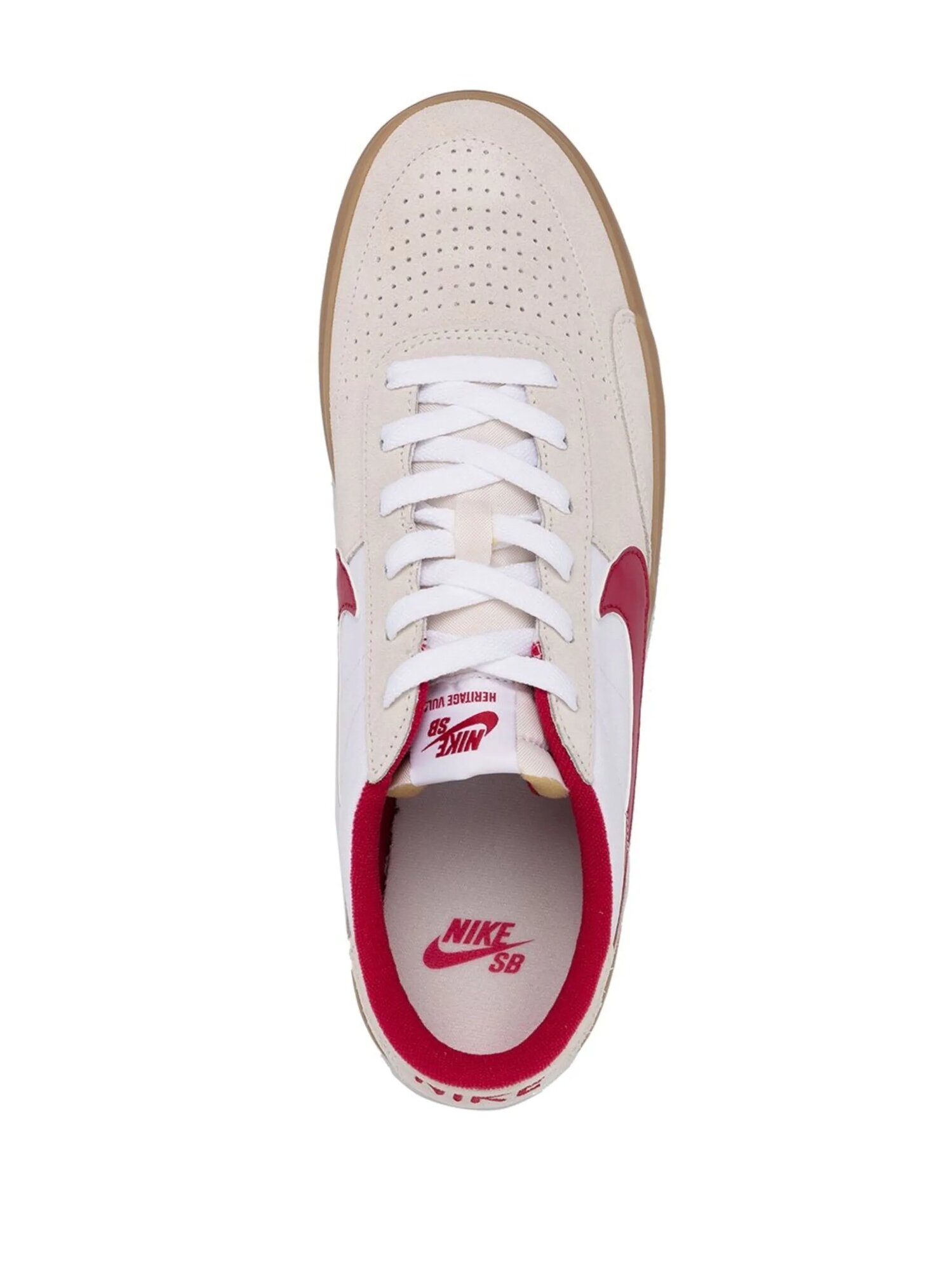 Кроссовки NIKE Heritage Vulc SB, размер 14 US, бежевый/белый — фото 1