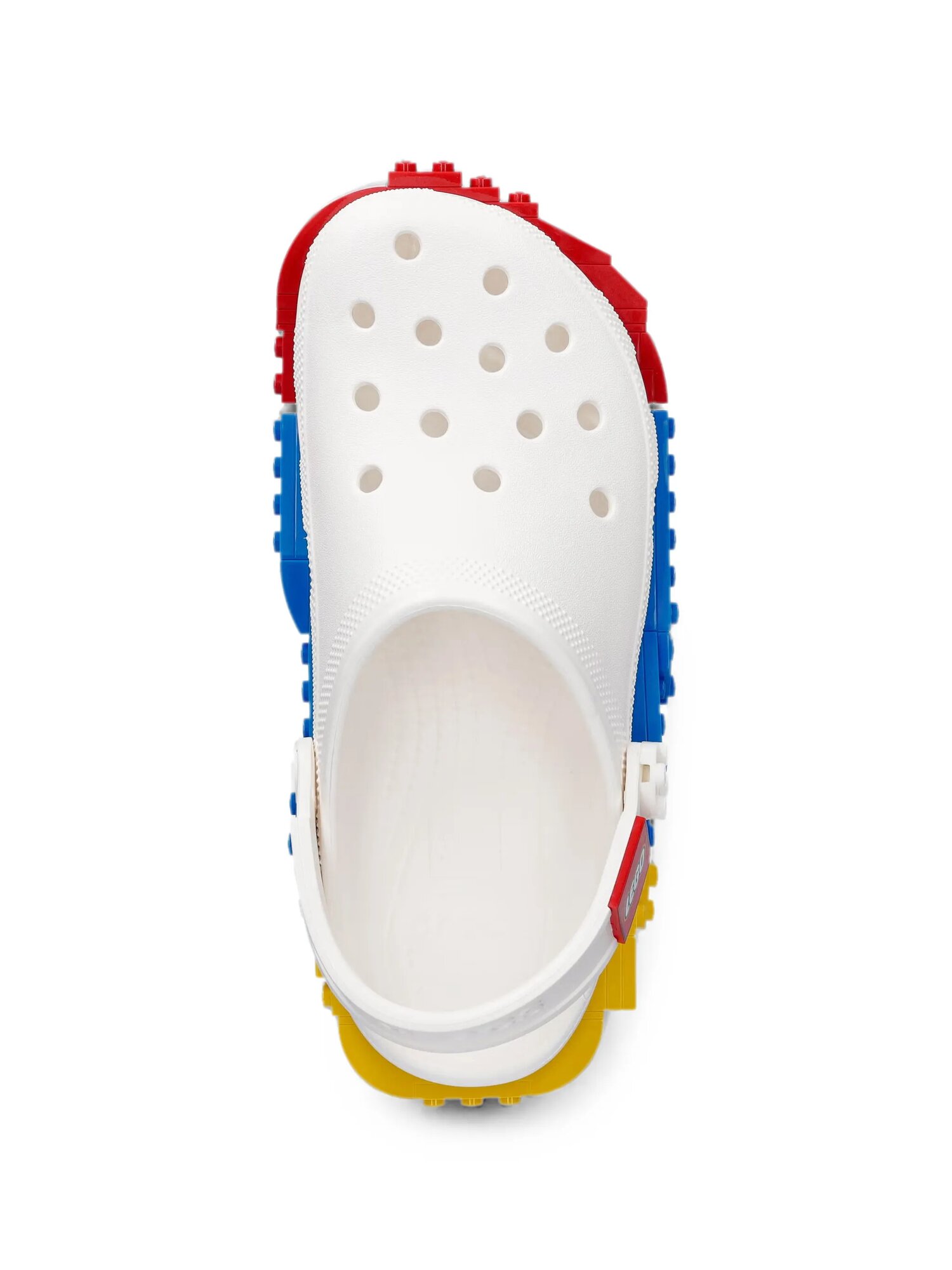 Мюли Crocs X Lego Creativity sling-back mules, размер 7 UK, бежевый/белый — фото 1