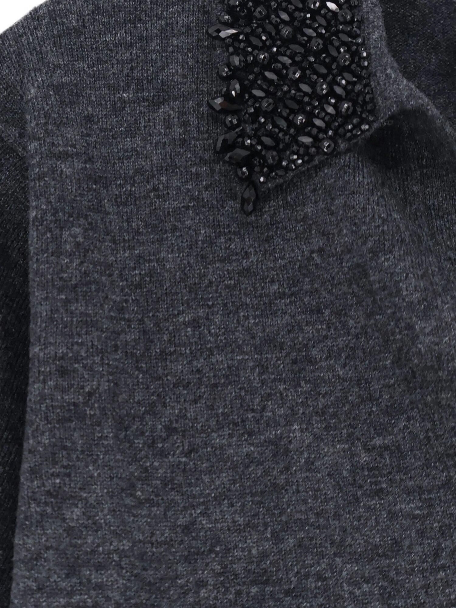 Свитер SEMICOUTURE Bead-embellished knitted sweater, размер 34 — фото 1
