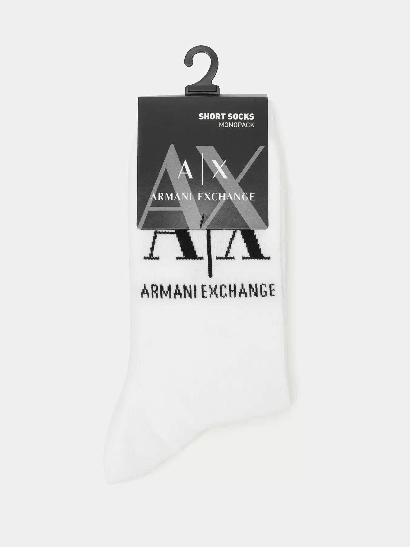 Носки Armani Exchange, размер Б/Р, белый