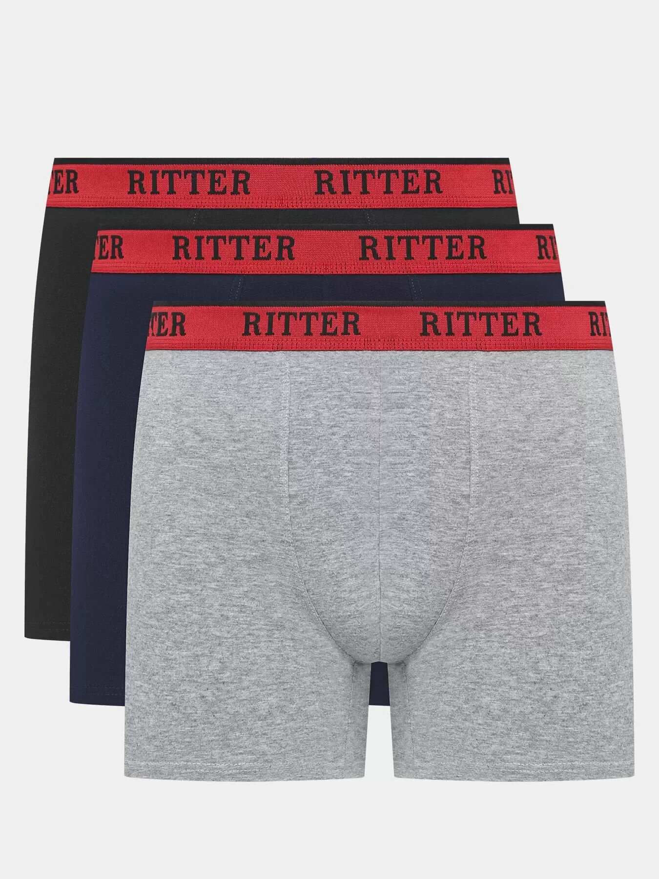 Трусы Ritter jeans, комплект из 3 шт., размер 56, мультиколор — фото 1