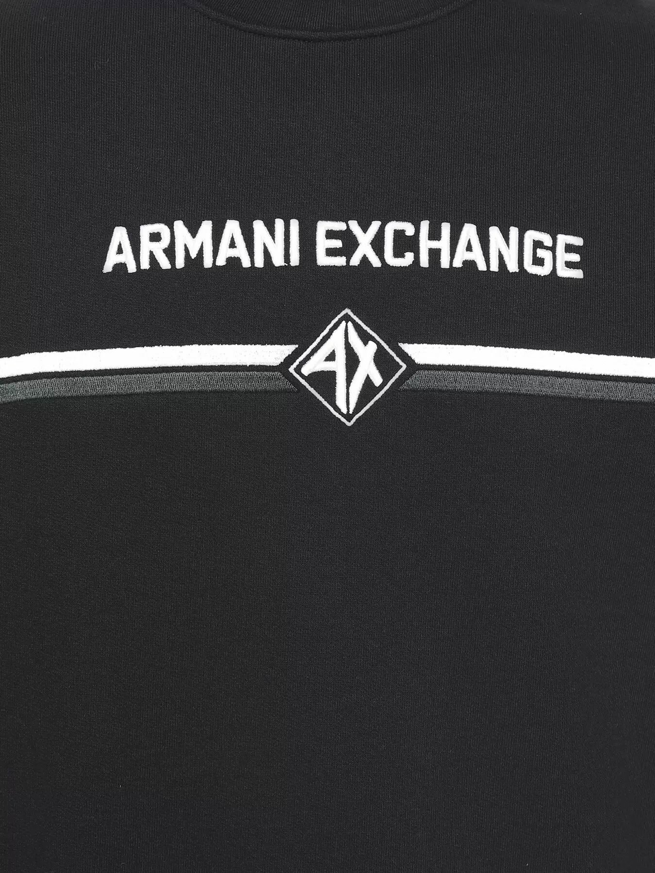 Толстовка Armani Exchange, размер S, , темно-синий — фото 1
