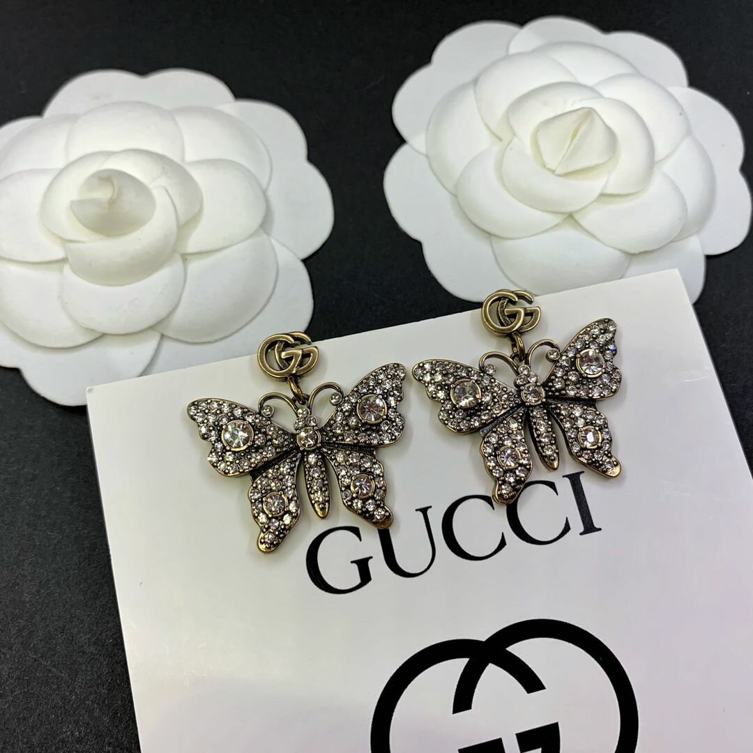 Комплект серег GUCCI — фото 1