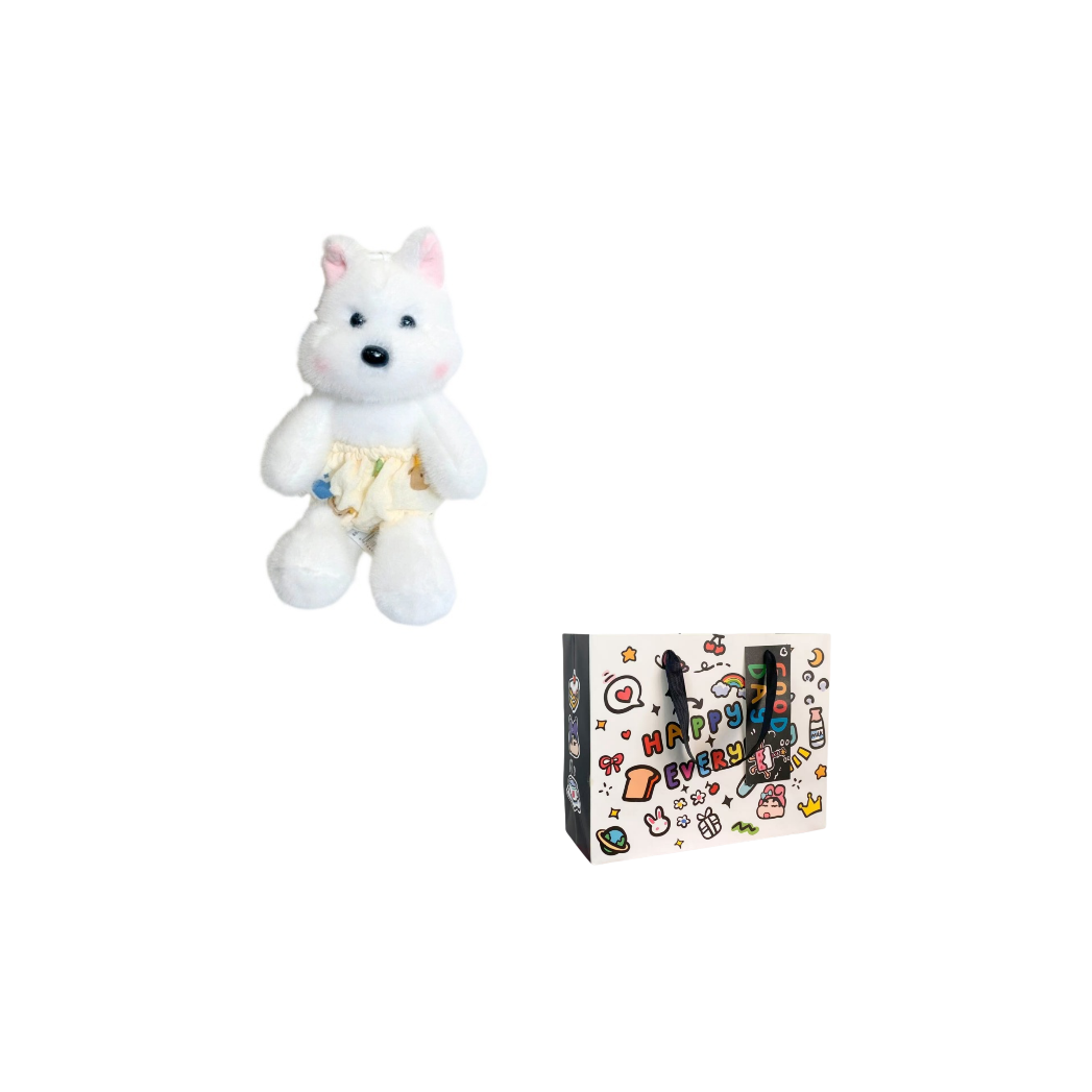 CHONGRONGLIANYU Креативный Animal Charm Для сопровождения Плюшевые брелки 18 см Высота 18cm