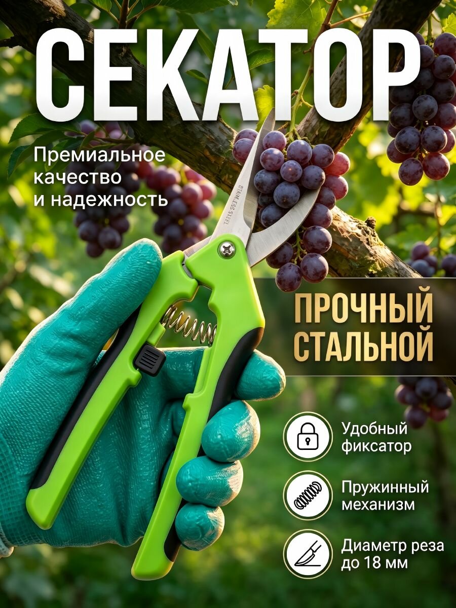 Секаторы и сучкорезы, секатор для цветов и кустарников