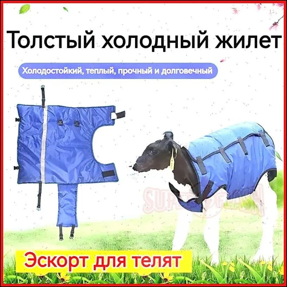 Попона (термонакидка) для теленка(Утолщенная универсальная модель)-DKD-CJ0831