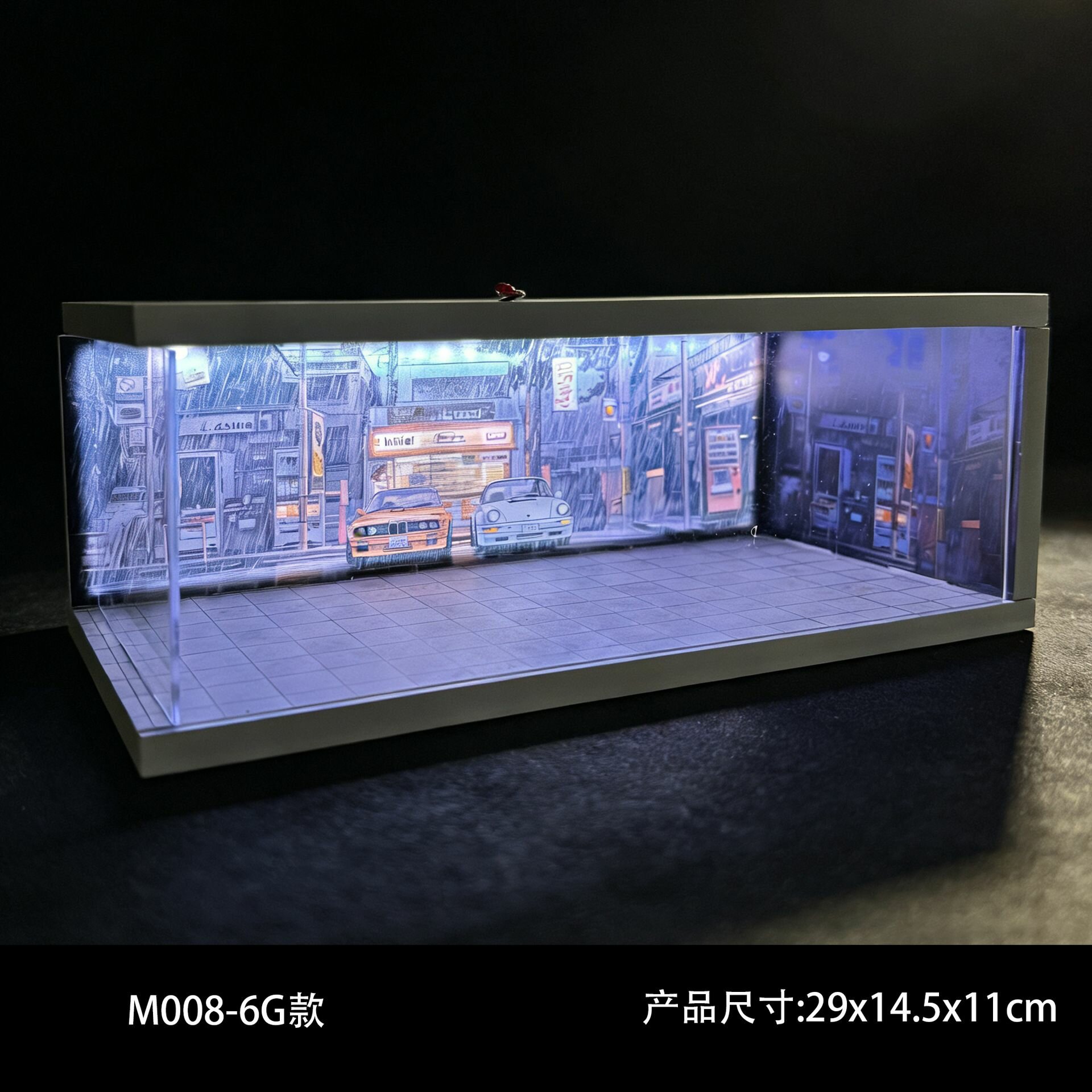 Car Bay Гараж для машинок 1:64. ручная работа (Без модели автомобиля). Игрушечный гараж для моделек. Подарок мальчику