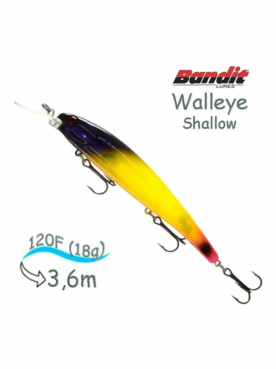 Воблер BANDIT SHALLOW WALLEYE # OL154