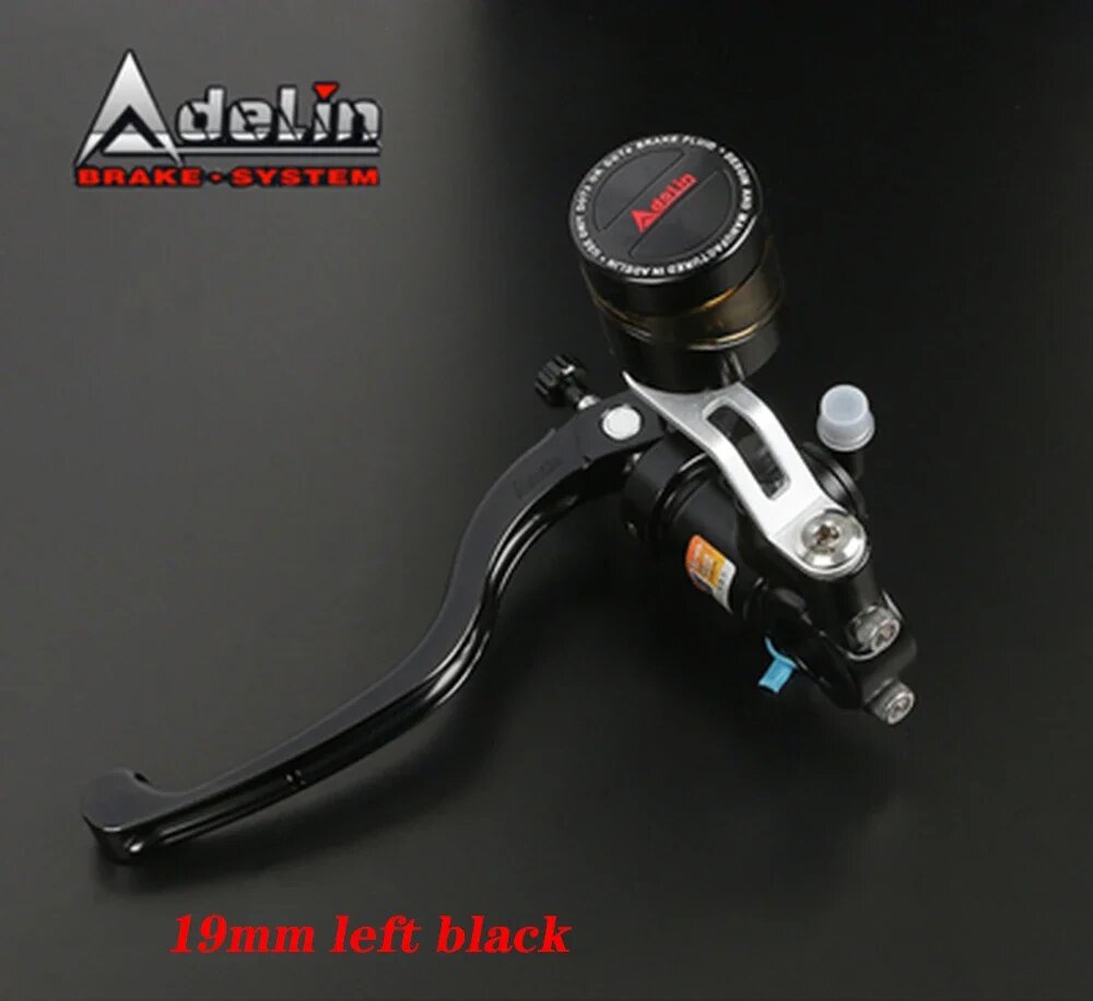 Мото тормозная система Adelin 19mm черная левая