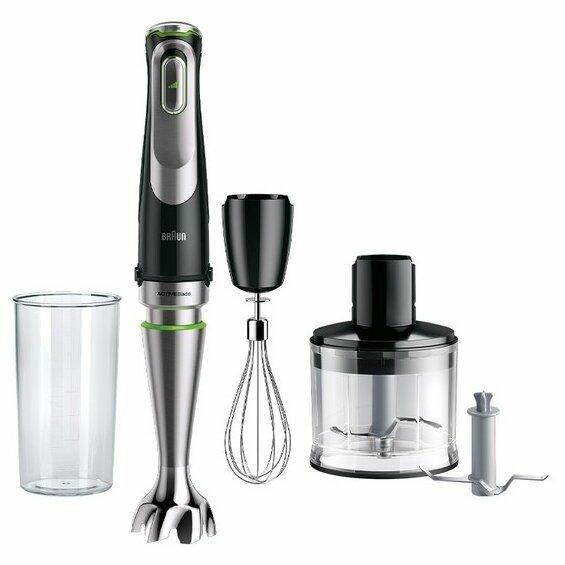 Блендер Braun MQ9135XI черный/серебристый