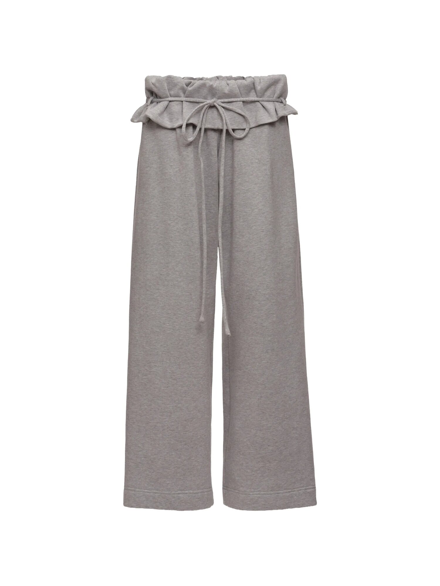 Брюки Ruffled drawstring-waist track pants