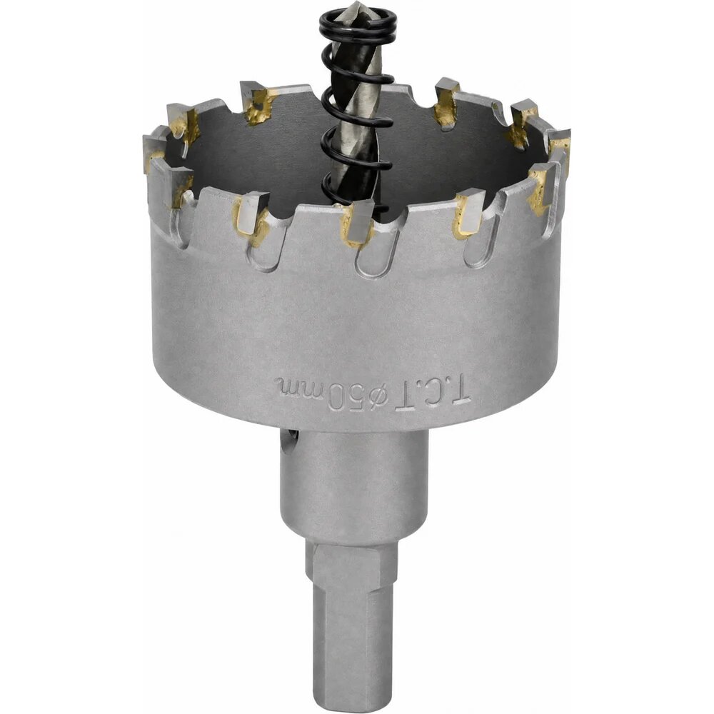 Коронка по металлу твердосплавная Стандарт 50 мм, HM/TCT Diamond Industrial DIDHM50, Шестигранный ключ идет в комплекте