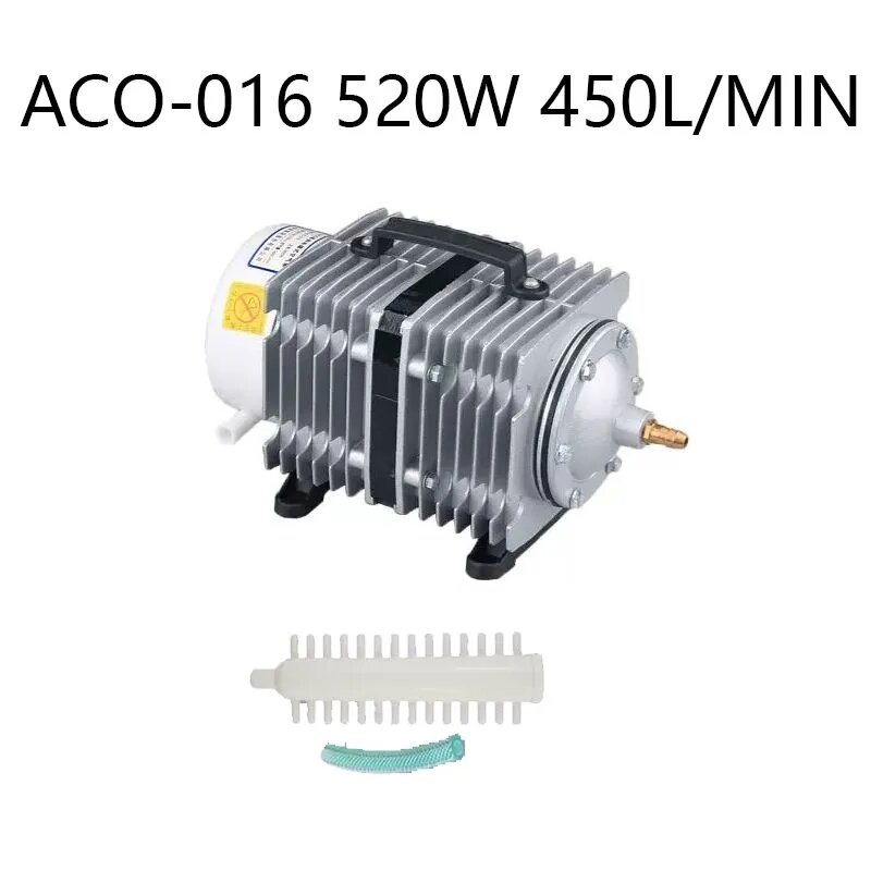 Воздушный компрессор SUNSUN, насос для насыщения кислородом аквариума ACO-016 мощностью 520 Вт 450 л/мин, шунт на 28 отверстий