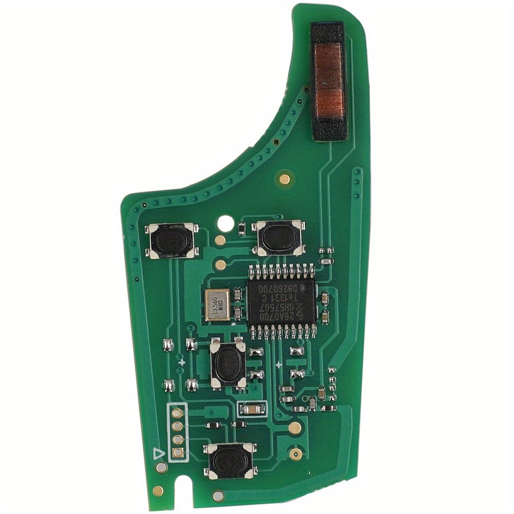 Заготовка ключа зажигания 4 кнопки, 433MHz, чип PCF7937E для Opel/Vauxhall Astra J, Corsa E, Insignia, Zafira C (2009-2016)