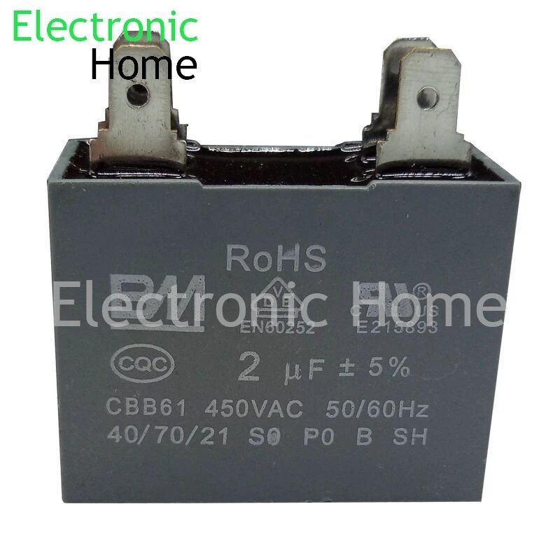 Конденсаторы CBB61, 450V2UF, 2 шт.