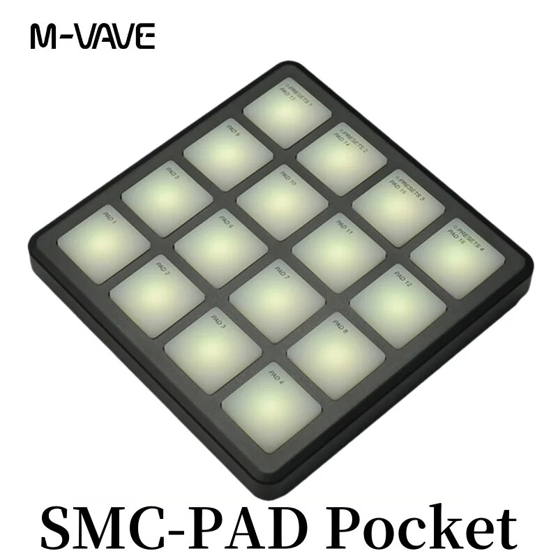 M-VAVE SMC-PAD Беспроводной MIDI-контроллер SMC-PAD Pocket