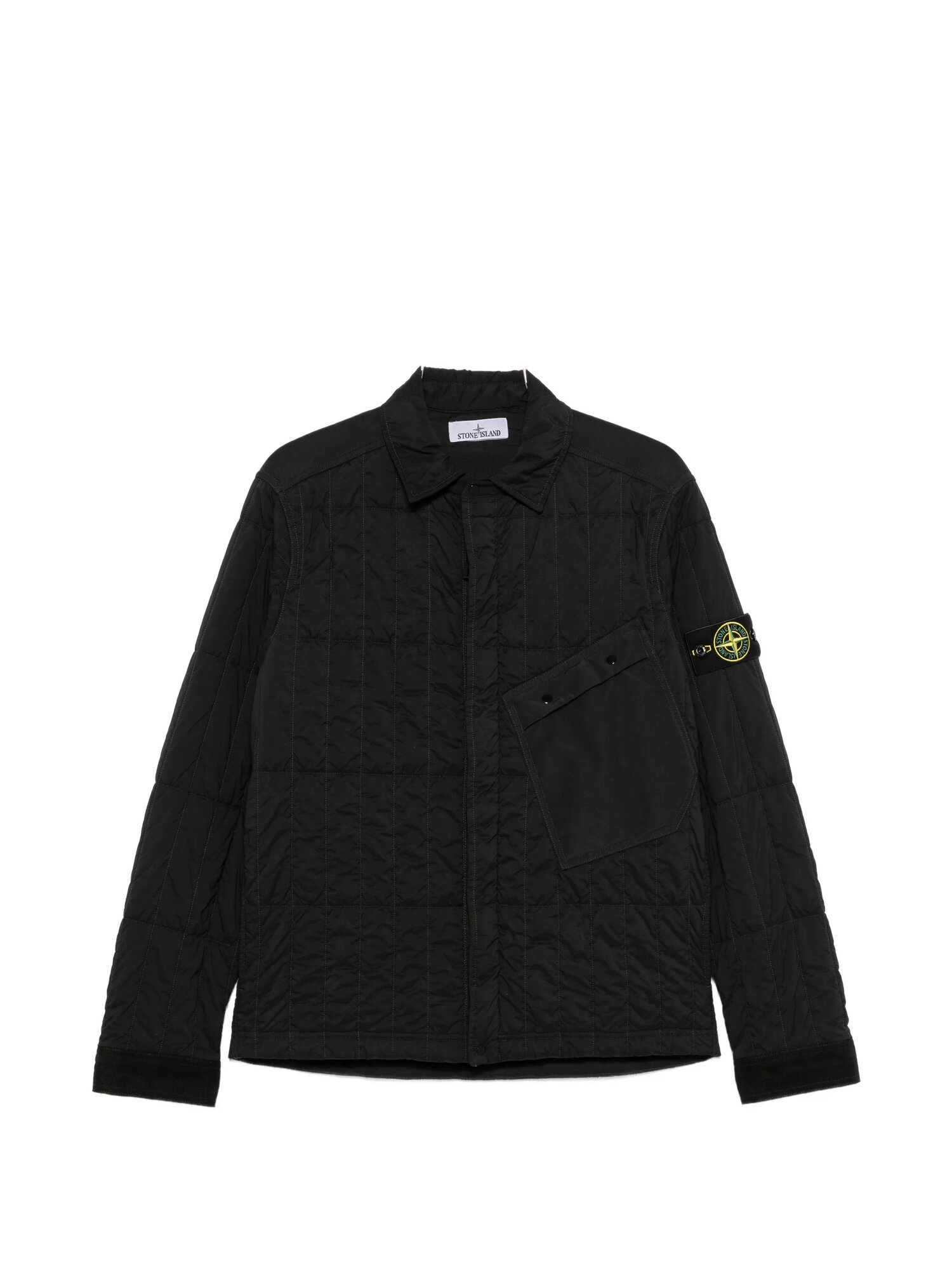 Рубашка Zip-fastening quilted overshirt
