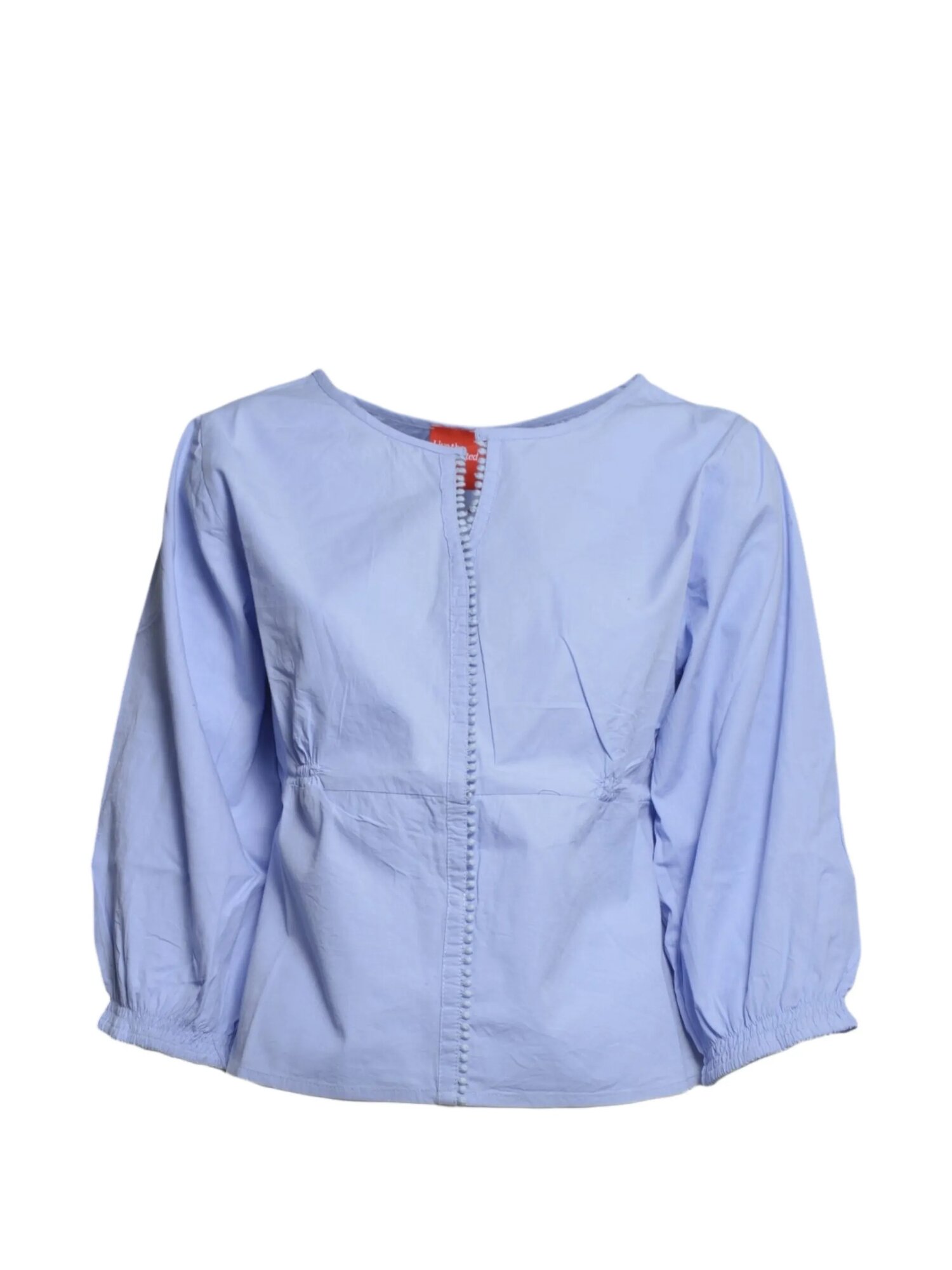 Блуза Bobble-trim elasticated-waist blouse