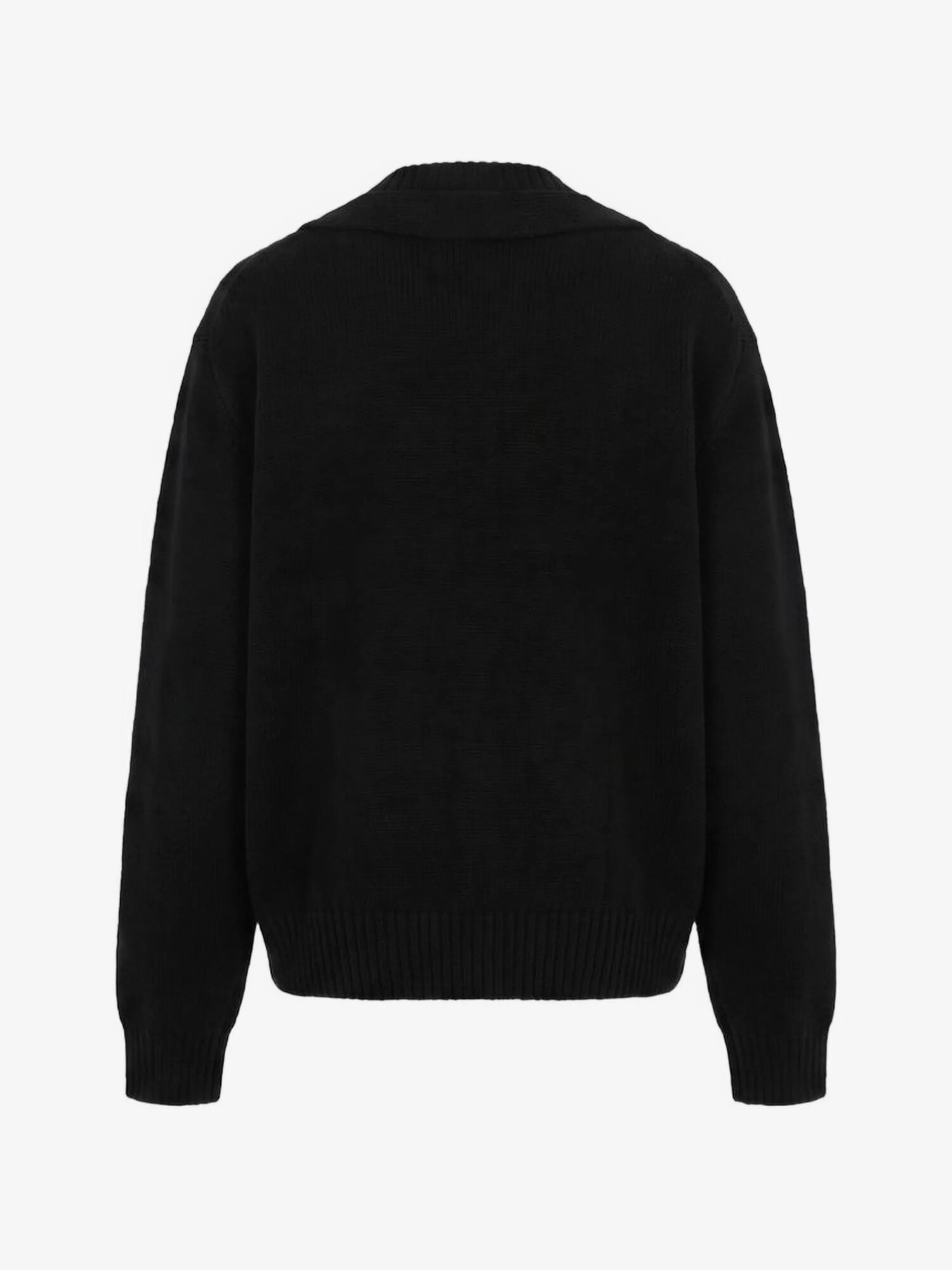 Джемпер Sacai Panelled wool jumper, размер 46, black — фото 1