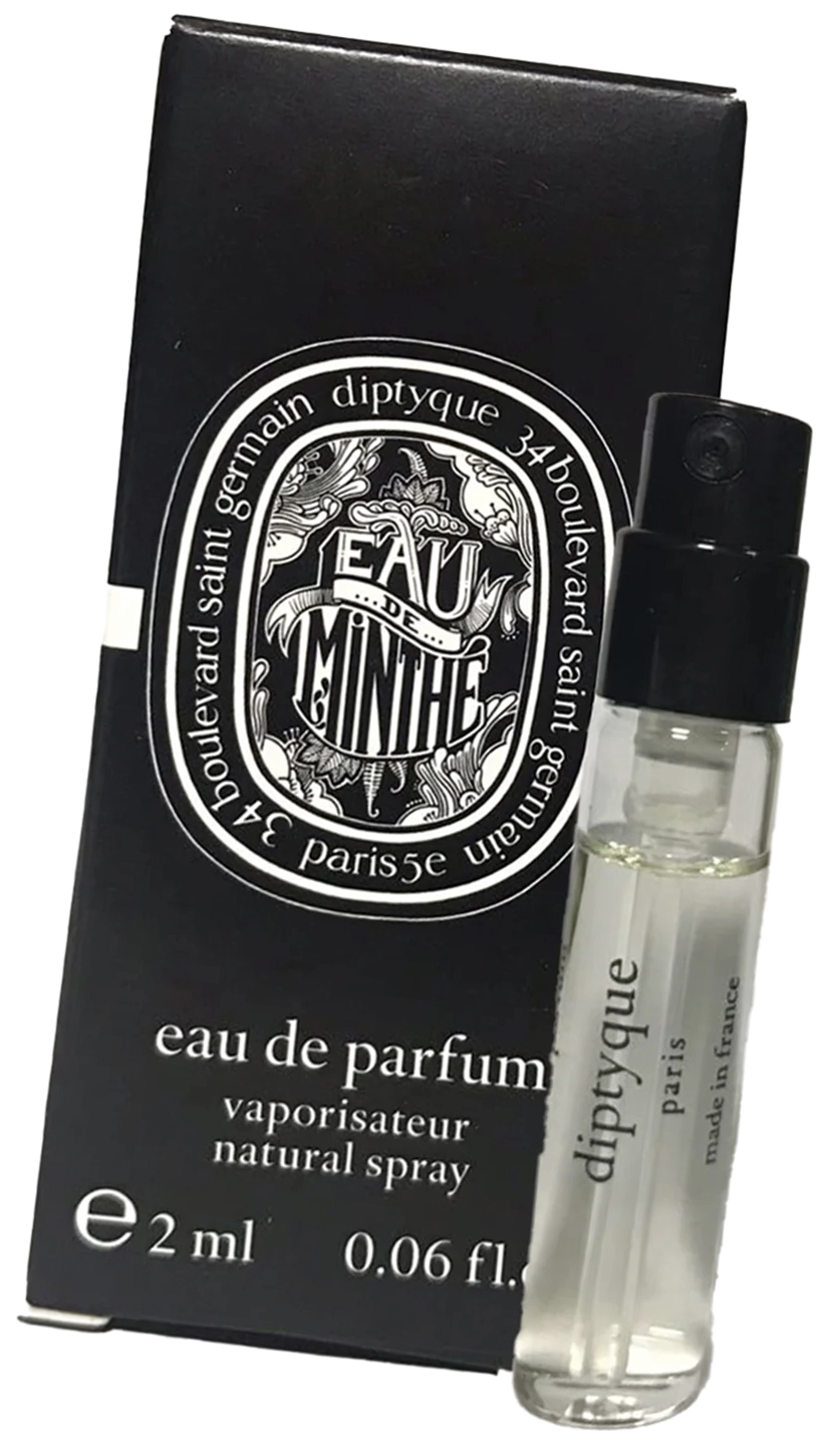 Diptyque Eau De Minthe миниатюра 2 мл парфюм унисекс - Диптик Минте с мятным ароматом
