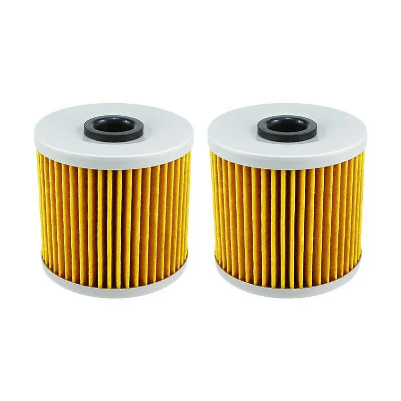 Масляный фильтр Cyleto для мотоциклов Kawasaki KL250 KL600 KL650 Tengai 650 KLR250 2pcs-yellow