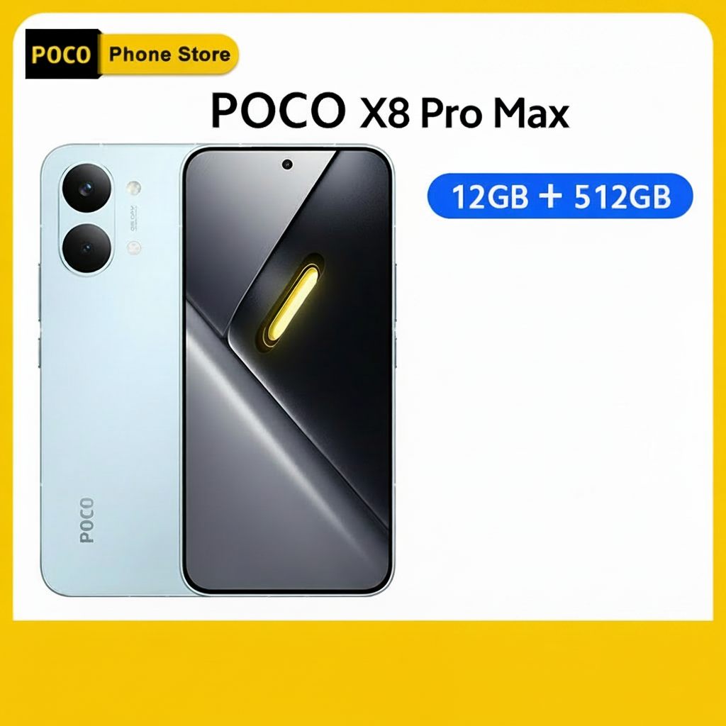 Смартфон Poco X8 Pro Max, 12/512ГБ, global