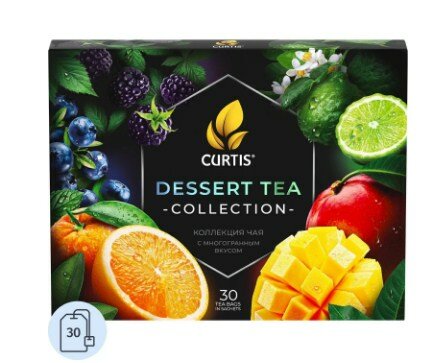 Чай Curtis Dessert Tea Collection ассорти 30 пакетиков