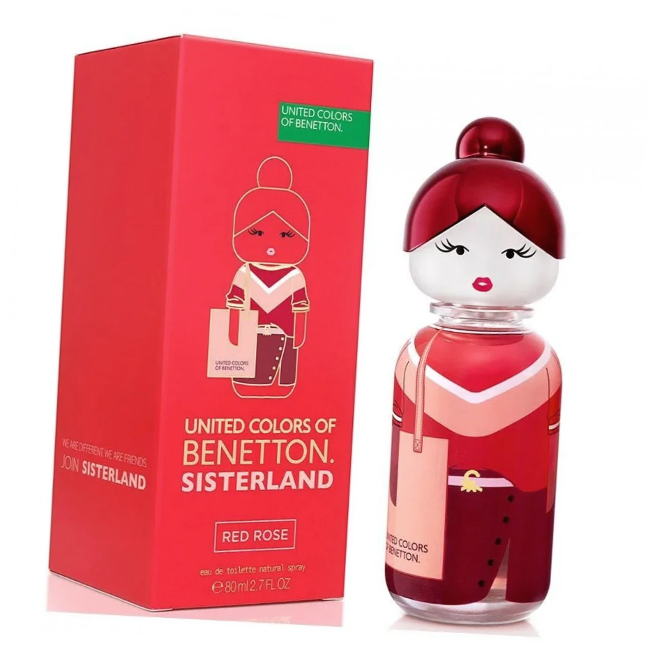 Женская туалетная вода Benetton Sisterland Red Rose 50 мл - Бенеттон Систерленд