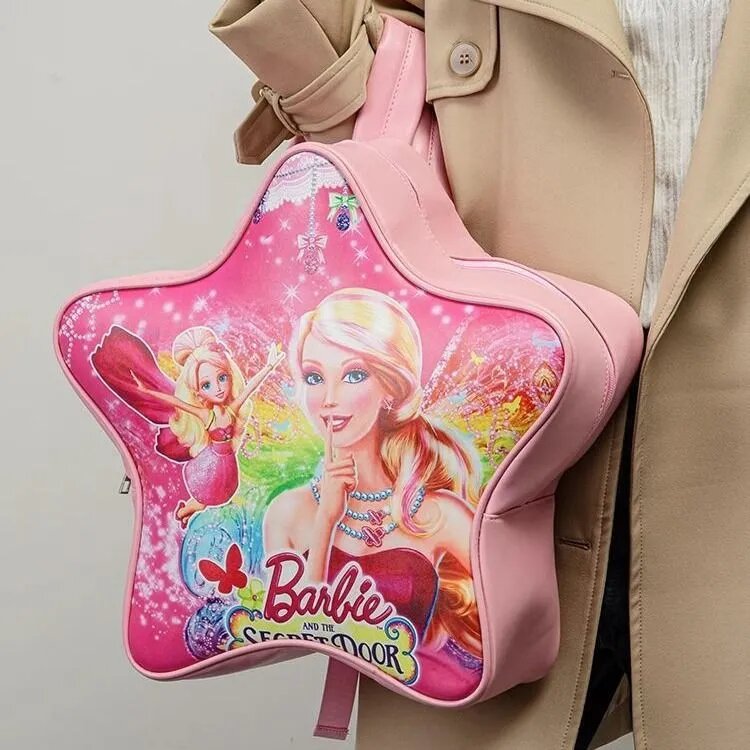 Рюкзак "Barbie and the Secret Door", детский, экокожа, розовый, 39х39х13 см