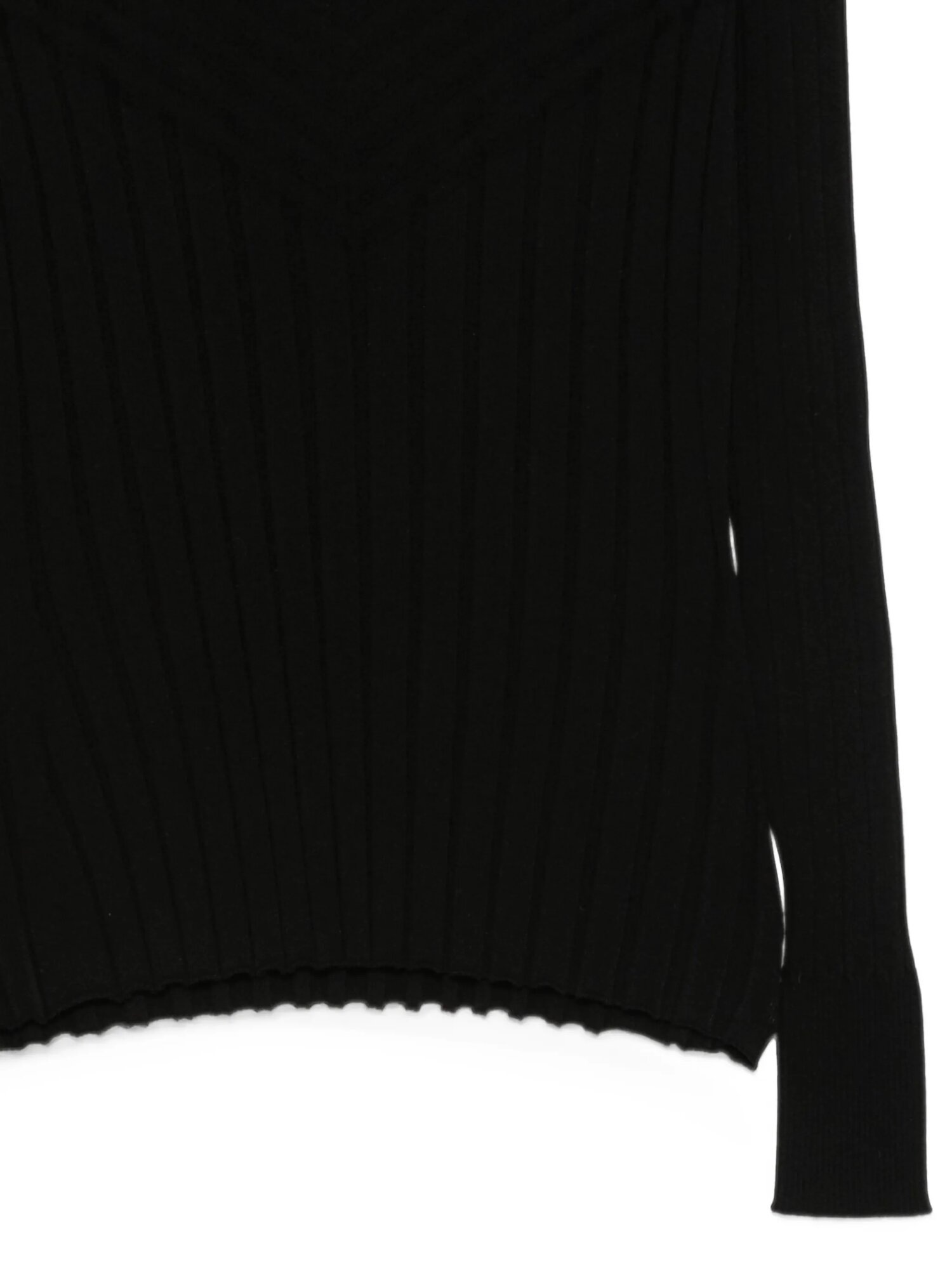 Свитер D.EXTERIOR Cold-shoulder ribbed sweater, размер 44, , black — фото 1