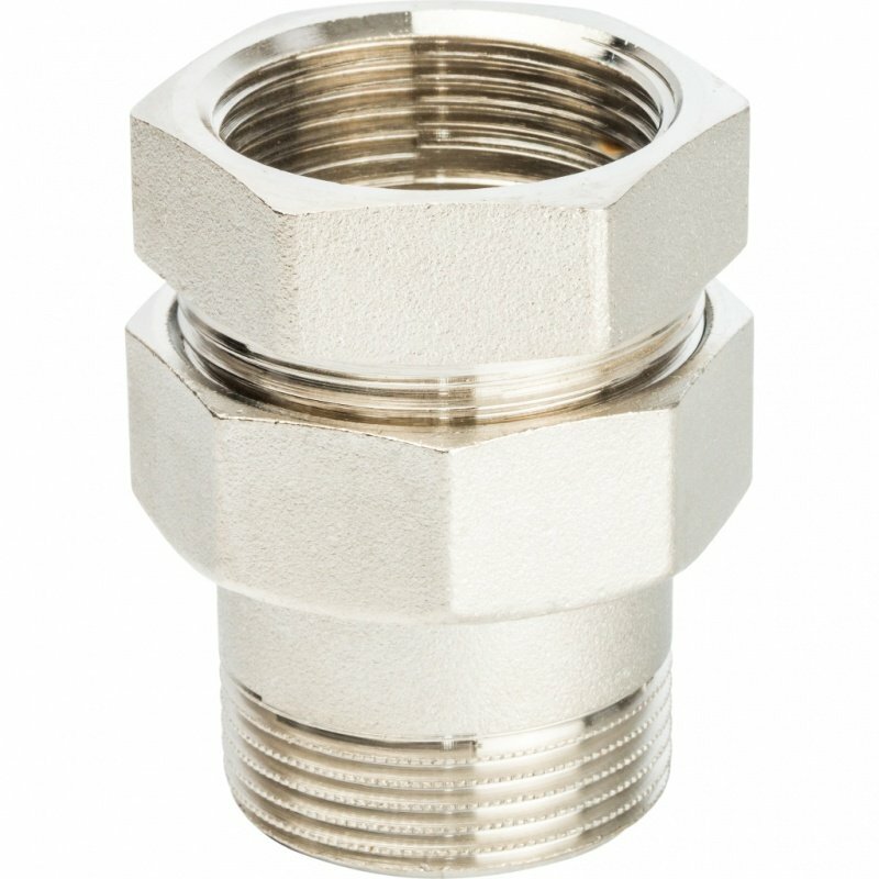 Американка ВН 1"1/4 никель STOUT O-ring