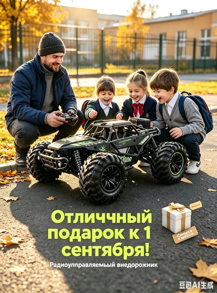 Радиоуправляемый внедорожник DASDORRIO 70 км/ч большой быстрый для мальчика, мощная машинка на пульте для активных игр и прогулок на свежем воздухе