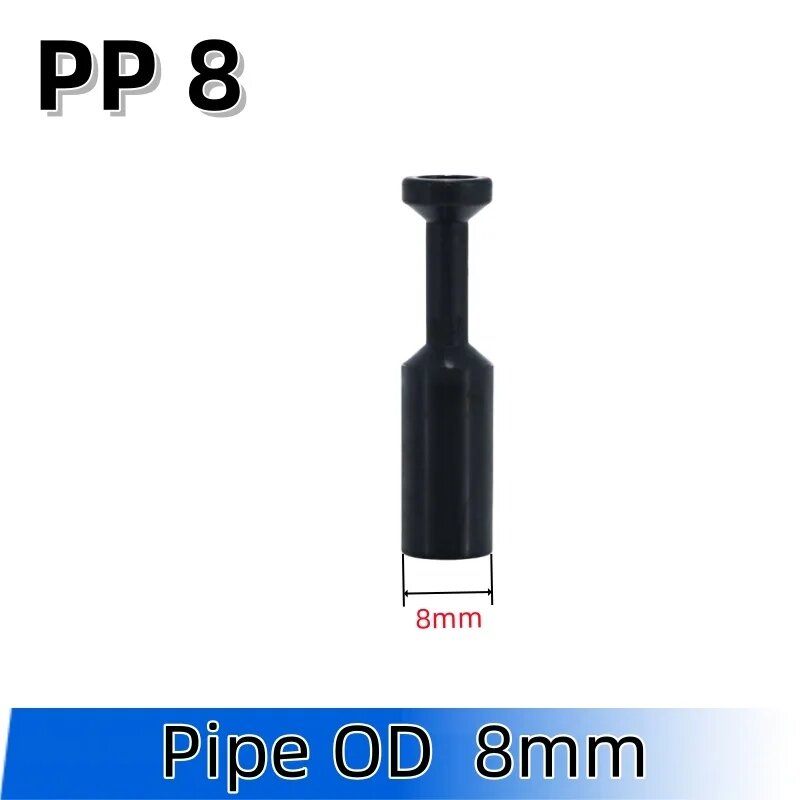 Пневматические быстросъёмные соединения HVFF 6 8 10 12 мм PP 8mm (10PCS)
