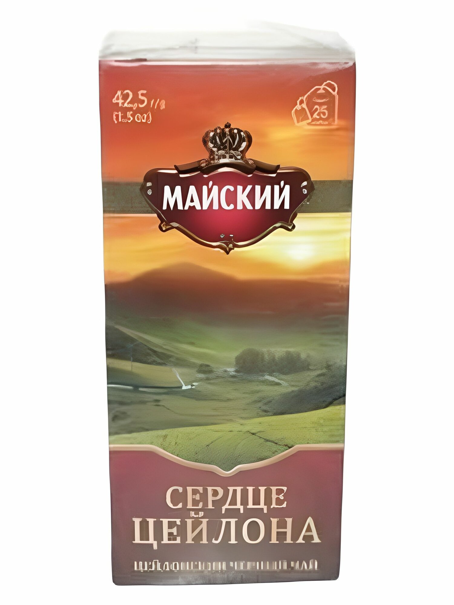 Чай черный майский Сердце цейлона, 25пак