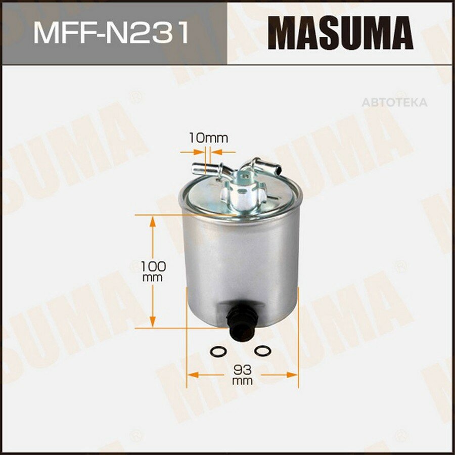 Топливный фильтр FC0027 MASUMA QASHQAI MURANO / M9R YD25DDTI MASUMA MFFN231