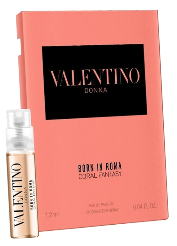 Valentino Donna Coral Fantasy 1.2 мл парфюм женский - Валентино Донна Борн Ин Рома пробник аромата