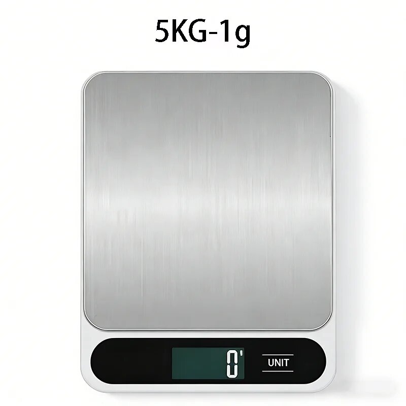 Электронные весы для кухни 5kg 1g White