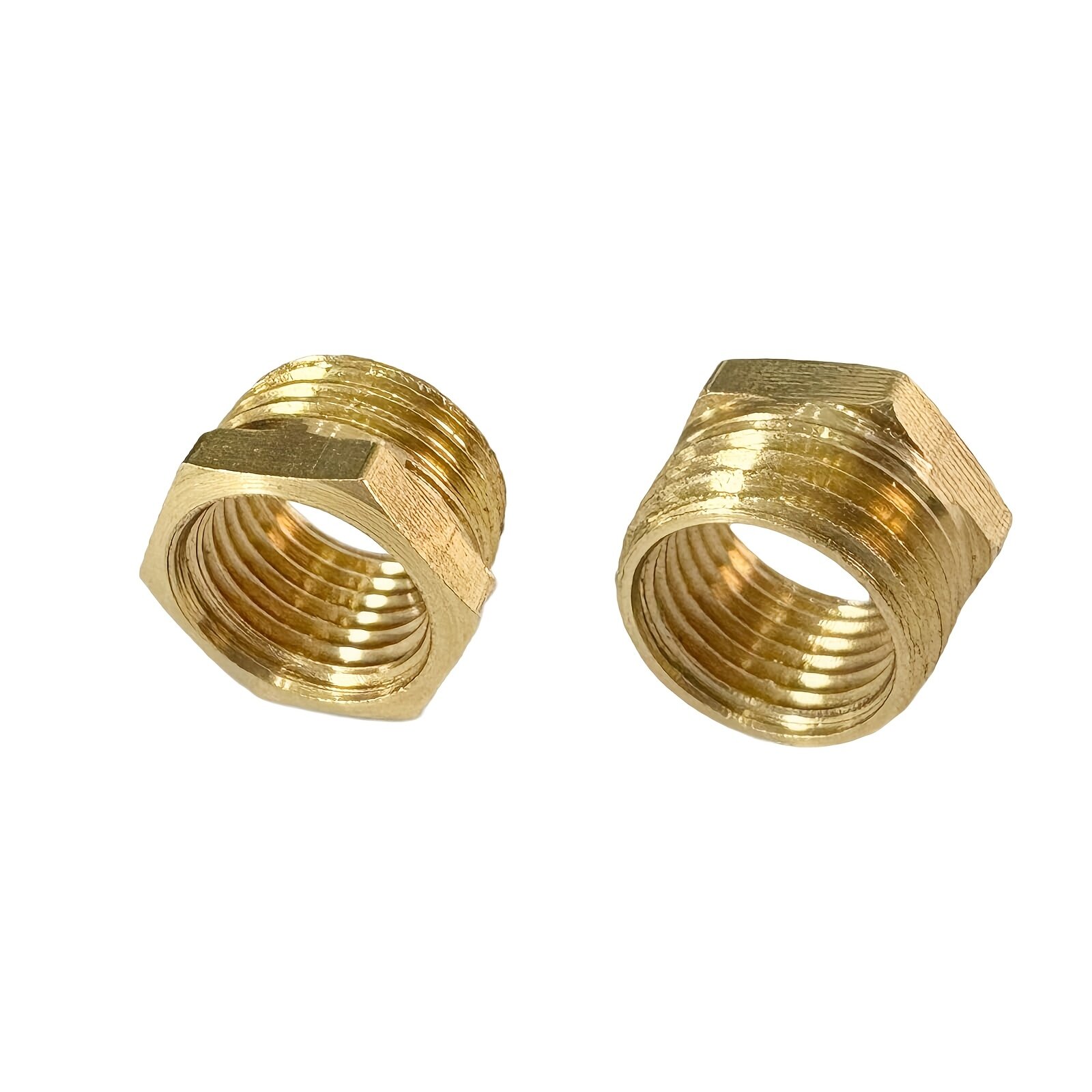Переходник-редуктор 3/8" (мужской) на 1/4" (женский), 2 шт, коррозионностойкий соединитель высокой твердости для смесителя, мойки высокого давления и шлангов