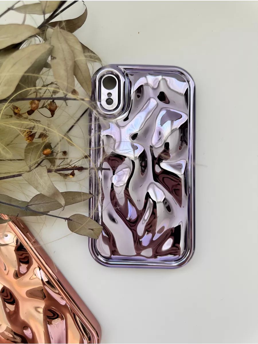 Чехол-Накладка для смартфона Apple iPhone XR, материал пластик, цвет фиолетовый