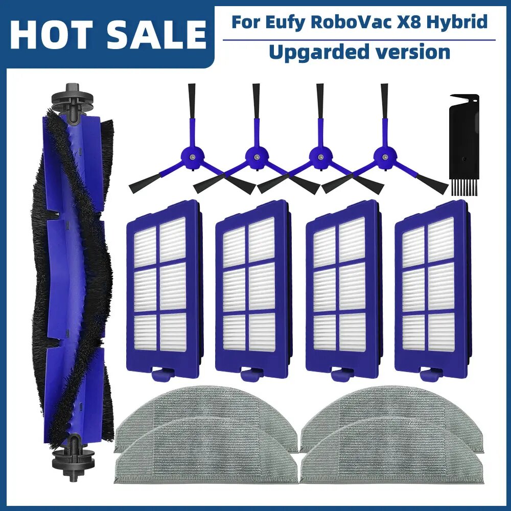 Запчасти Eufy RoboVac X8 Hybrid, Set A, синий