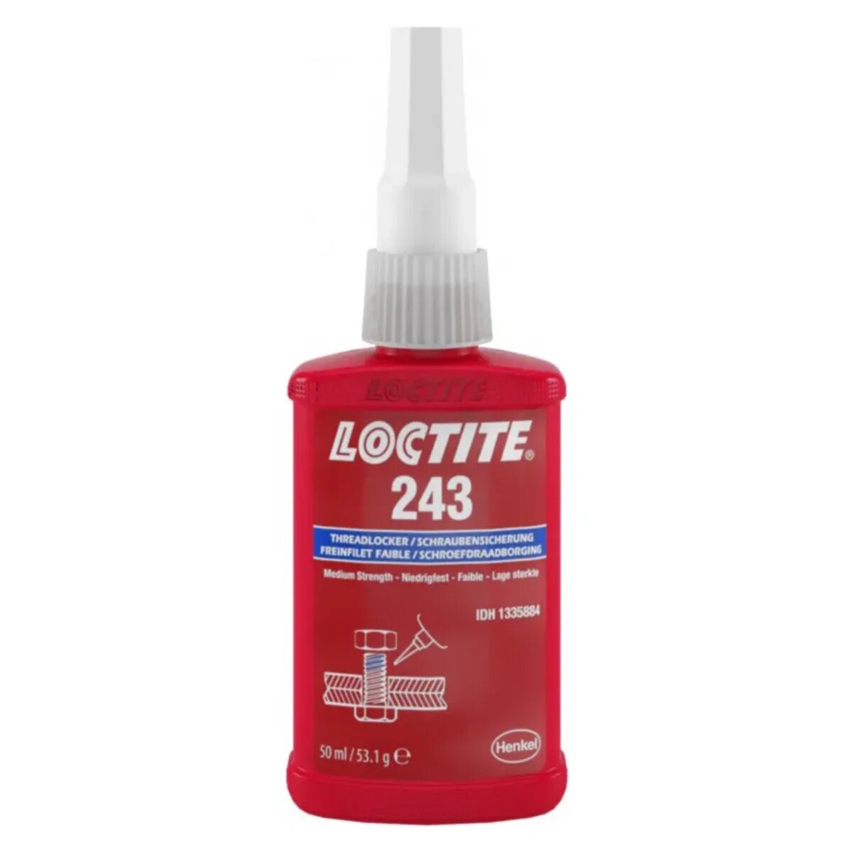 Фиксатор резьбы средней прочности Loctite 243, 50