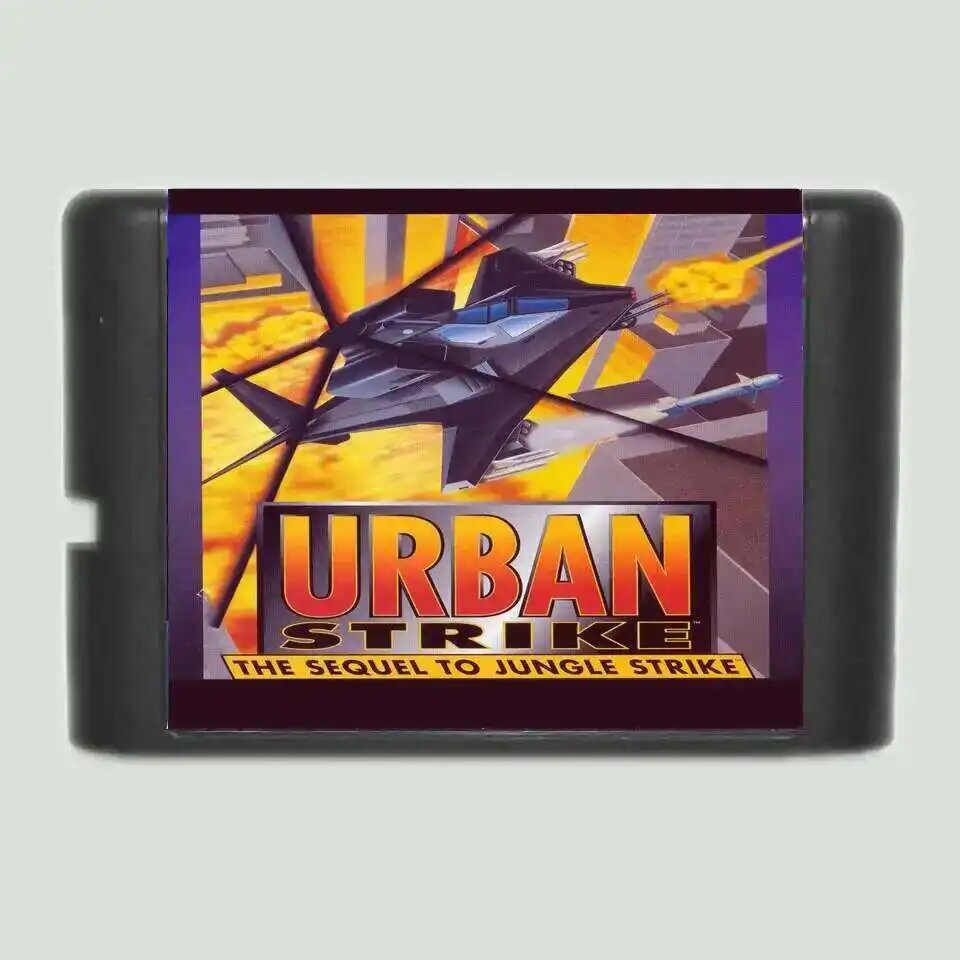 Карта Urban Strike Area для Sega Mega Drive, цвет EUR Shell