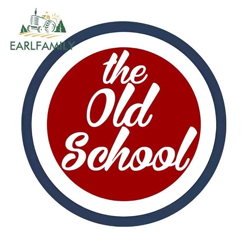 EARLFAMILY Наклейки в стиле Old School для мотоциклов, автомобилей, скейтбордов, серфбордов, 13cm