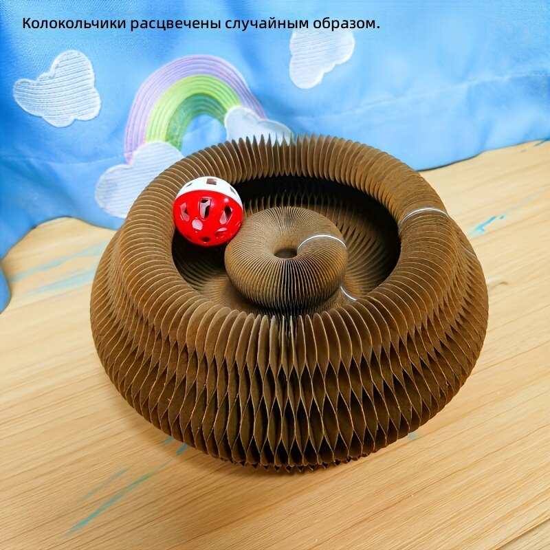 Когтеточка-гармошка для кошек и котят, многоуровневая игровая доска, 1 шт, стандартная модель