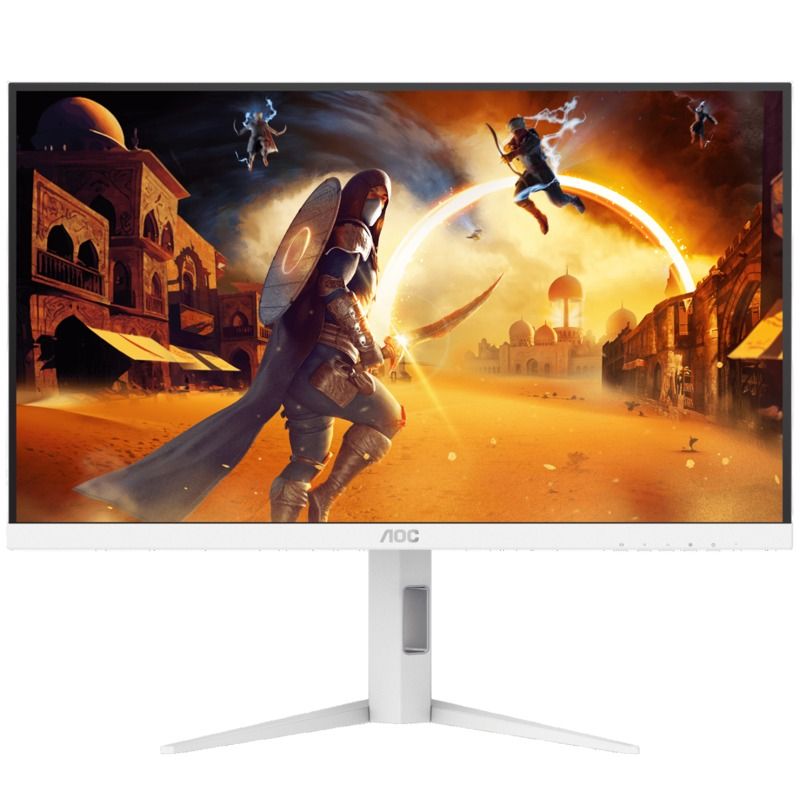 Монитор 27" AOC Q27G4/WS WHITE с поворотом экрана (IPS, 2560x1440, 200Hz, 0.3 ms, 178°/178°, 450 cd/m, 1000:1, +HDMI 2.0, +DisplayPort 1.4)