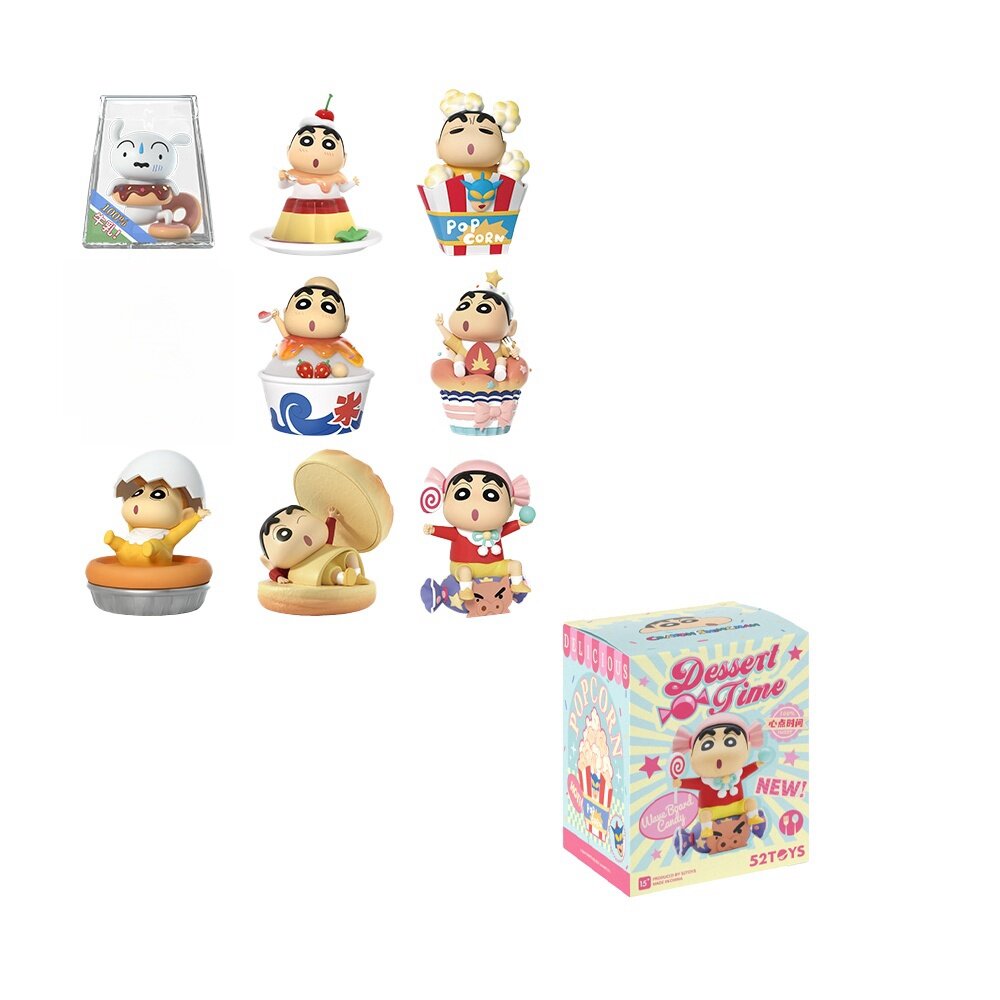 Фигурки-сюрпризы унисекс 52TOYS Crayon Shin chan Heartbeat Moments Collection, Single Mystery Box (Random Pick)
