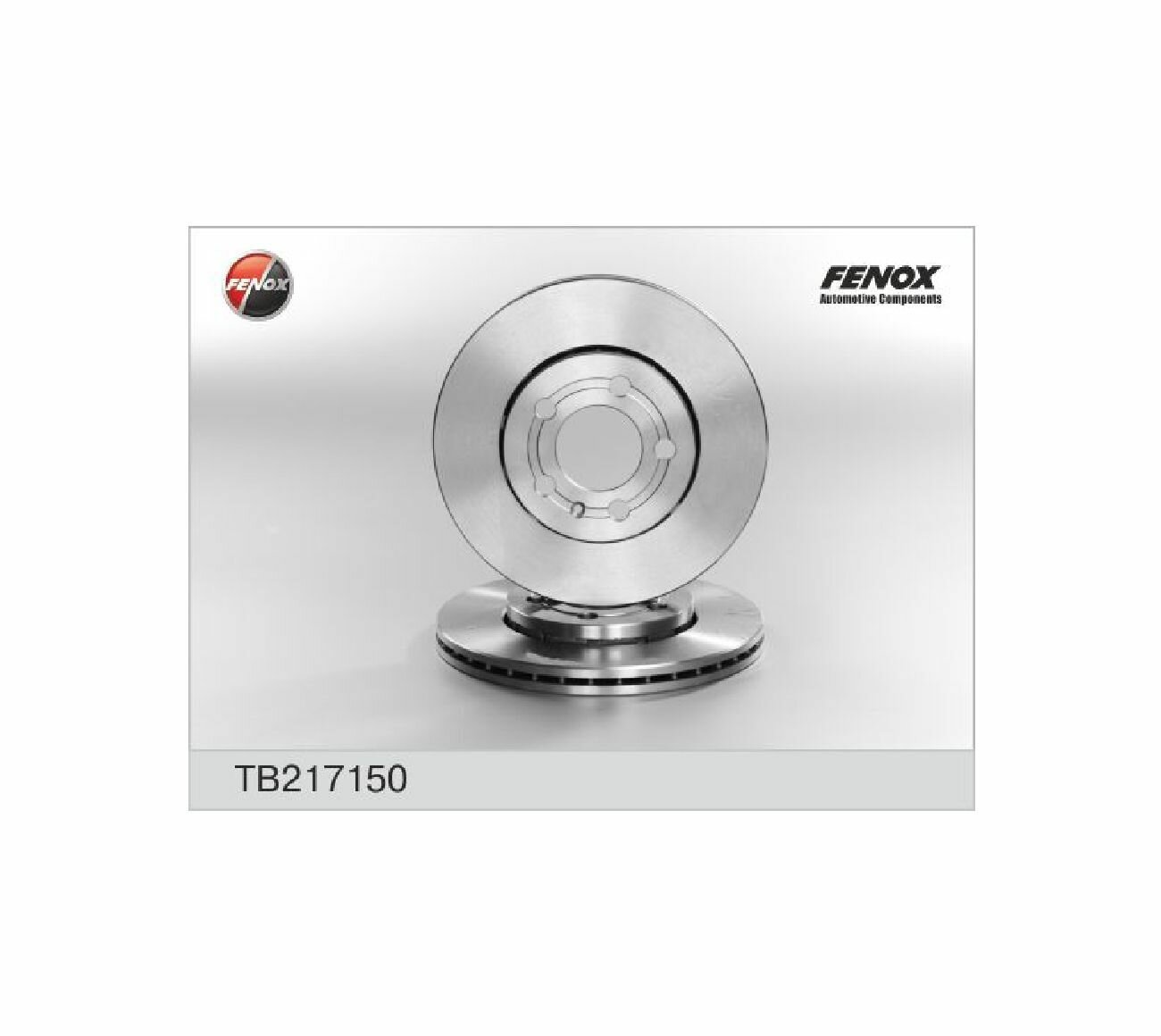 Диск тормозной FENOX TB217150 для а/м Audi A1 10-, A2 00-, A3 96-03, Seat Cordoba 02-, Ibiza 02-, Leon 99-05, Toledo 99-04
