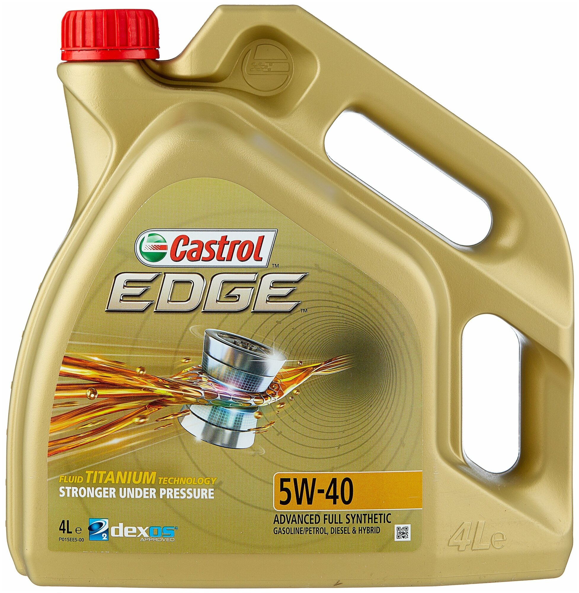Синтетическое моторное масло Castrol Edge Titanium 5W-40 4л арт. 157B1C