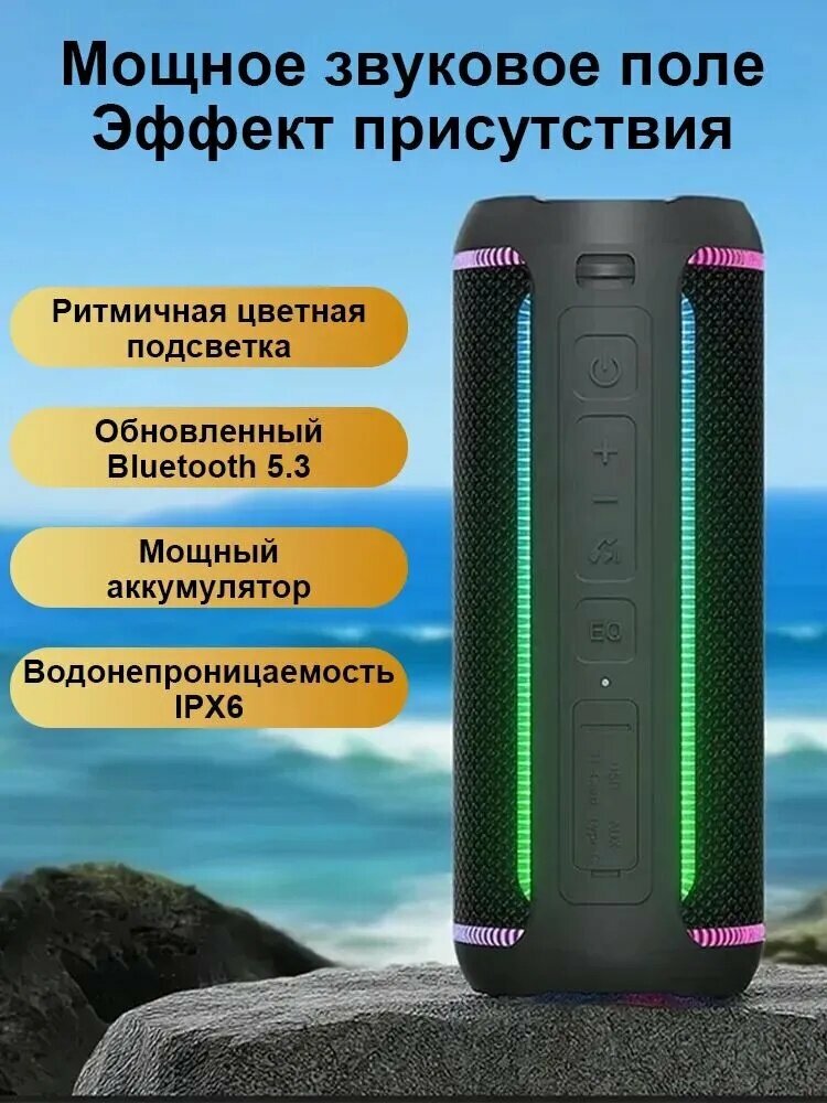 50W X30 Bluetooth-динамик, Портативная колонка, водонепроницаемая